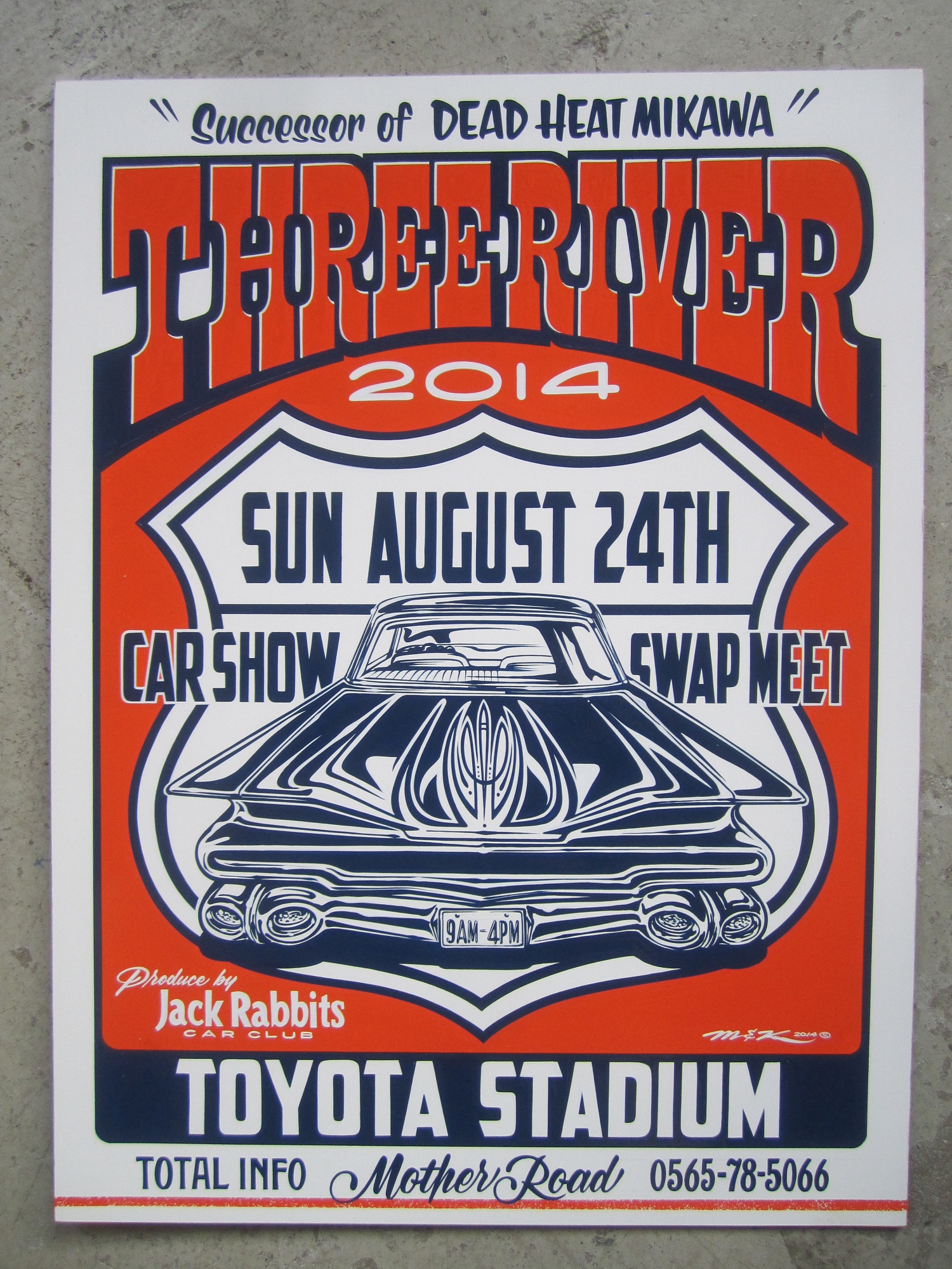 2014 THREE RIVER : M&K CUSTOM SIGNS | ピンストライプ Pinstripe